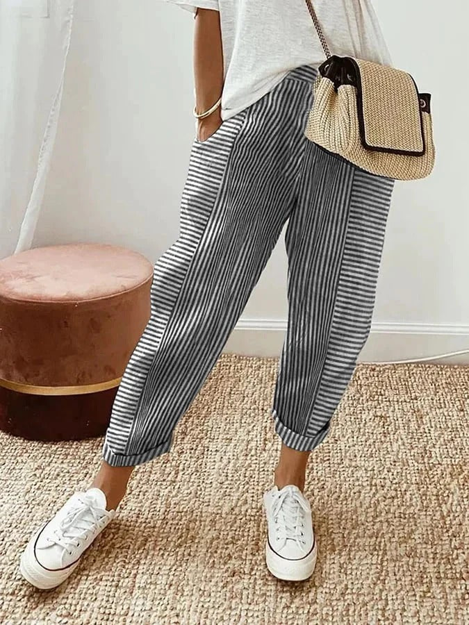 Nyra | Striped trousers – Ruby & Harper Melbourne